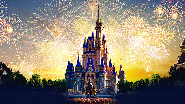 Disneyland Castle Florida Walt Disney World Resort In Orlando, Florida